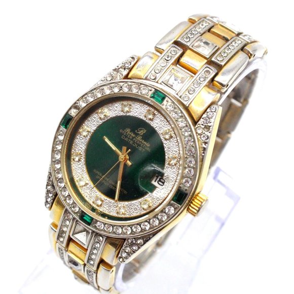 Peire Bernie | Accessories | Peire Bernie Watch Mens Gold Tone ...